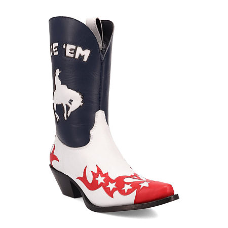 Click here for Dingo Womens Cowgirl Block Heel Cowboy Boots  9 1/... prices