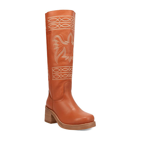 Click here for Dingo Womens Avalon Stacked Heel Cowboy Boots  6 M... prices