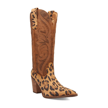 Click here for Dingo Womens Hensley Leather Boot - Leopard prices