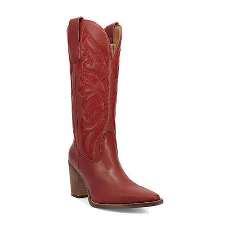 Click here for Dingo Womens Hensley Leather Boot - Red prices
