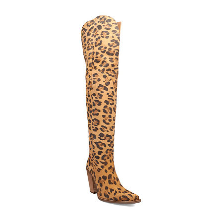 Click here for Dingo Womens Diva Stacked Heel Cowboy Boots  7 1/2... prices