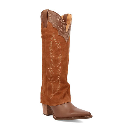 Click here for Dingo Womens Wild Fire Block Heel Cowboy Boots  9... prices