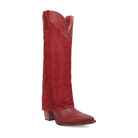 Dingo Womens Wild Fire Leather Boot - Red