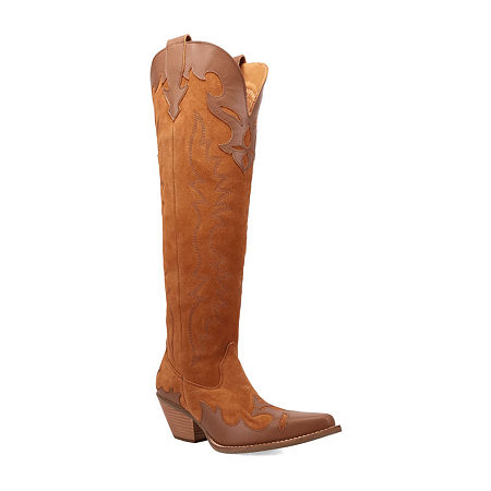 Click here for Dingo Womens Drama Queen Block Heel Cowboy Boots... prices