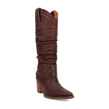 Dingo Womens Grit N Grace Leather Boot - Brown