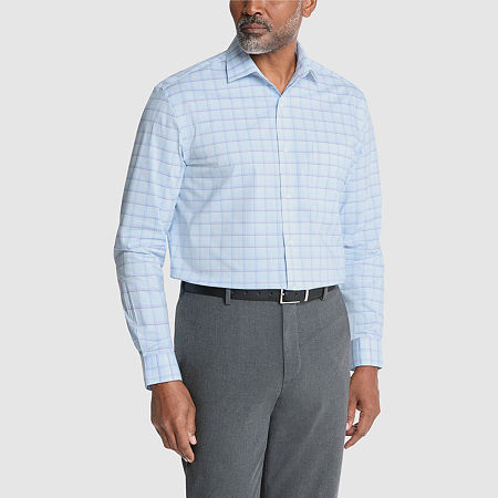 Mens Van Heusen(R) Regular Fit Wrinkle Free Plaid Dress Shirt