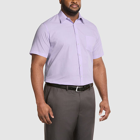 Click here for Van Heusen Short Sleeve Poplin Mens Big & Tall Cla... prices
