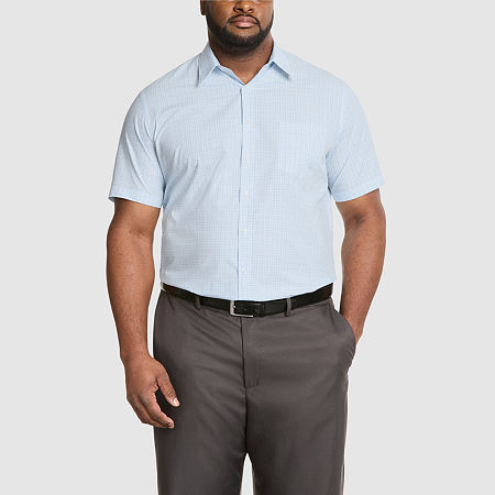 Click here for Van Heusen Short Sleeve Poplin Mens Big & Tall Cla... prices