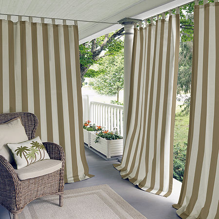 Click here for Elrene Home Fashions Highland Stripe Uv 50+ Tab To... prices