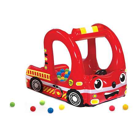 Click here for Banzai Rescue Fire Truck Play Center Inflatable Ba... prices