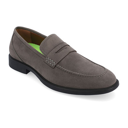 Click here for Vance Co Keith Mens Round Loafers  12 Medium  Gray prices