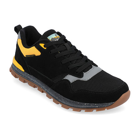 Territory Mens Uintah Casual Knit Sneakers - Black