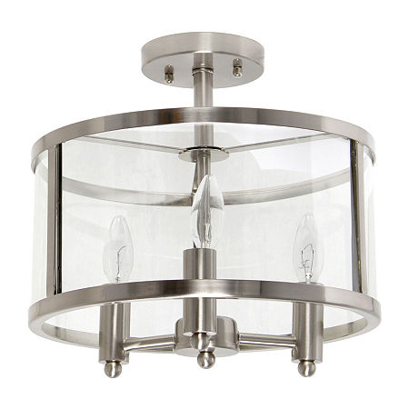Click here for Lalia Home 13in. Industrial Glass/Metallic 3-Light... prices