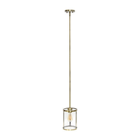 Click here for Lalia Home 1-Light Adjustable Cylindrical Clear Gl... prices