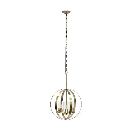 Click here for Lalia Home 3-Light 18in Globe Hanging Clear Glass... prices