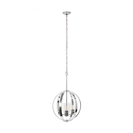 Click here for Lalia Home 3-Light 18in Globe Hanging Clear Glass... prices
