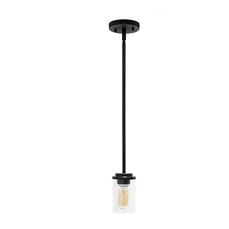 Click here for Lalia Home 1-Light Minimalist Hanging Clear Glass... prices