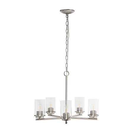 Click here for Lalia Home 5-Light Classic Clear Glass/Metal Hangi... prices