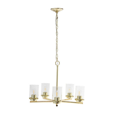 Click here for Lalia Home 5-Light Classic Clear Glass/Metal Hangi... prices