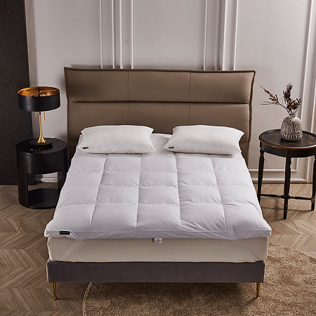 Beautyrest 3 Soft 100 Cotton Top Featherbed  California King - White