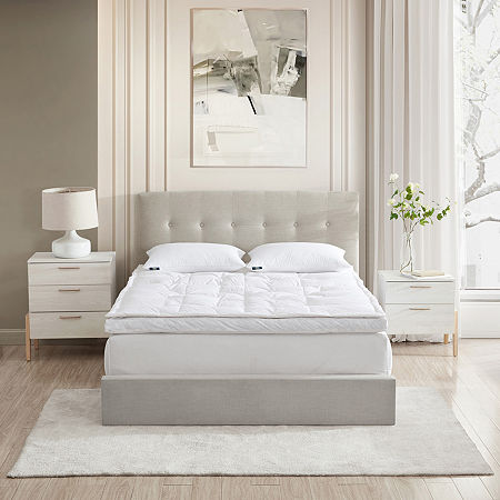 Serta HeiQ Cooling 3 White Downtop Featherbed  Full - White