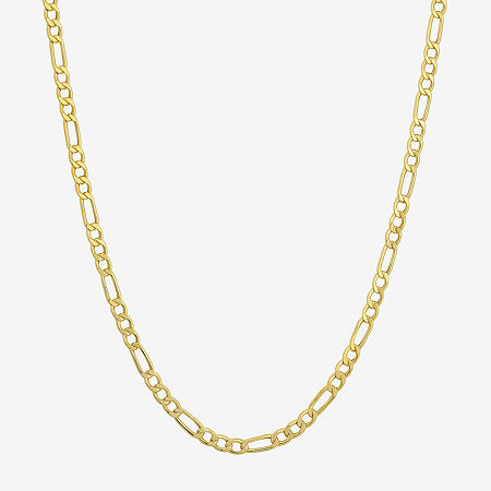 Click here for 10K Yellow Gold 2.9mm 20-22 Semi-Solid Figaro Chai... prices