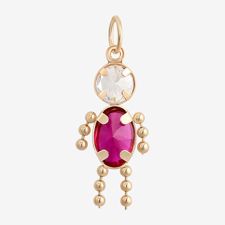 Click here for 10K Gold July Birthstone Babies Boy Charm  One Siz... prices