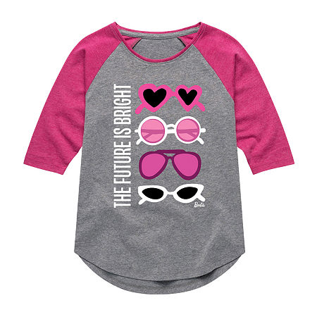Click here for Little & Big Kid Girls Crew Neck 3/4 Sleeve Regula... prices