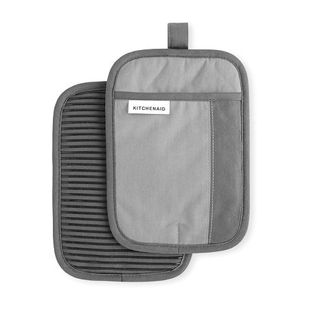 KitchenAid Beacon Set of 2 Pot Holders  - Cool Grey