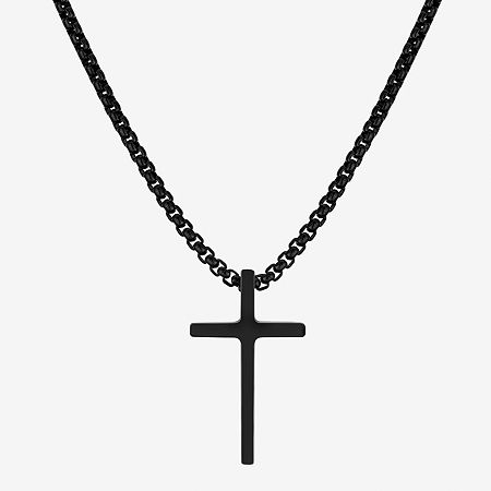 Click here for J.P. Army Black Mens Stainless Steel Cross 24 Inch... prices