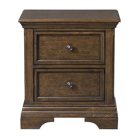 Click here for Youth Bedroom 2-Drawer Nightstand  One Size  Brown prices