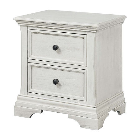 Click here for Youth Bedroom 2-Drawer Nightstand  One Size  White prices