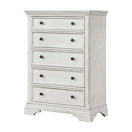 Click here for Youth Bedroom 5-Drawer Chest  One Size  White prices