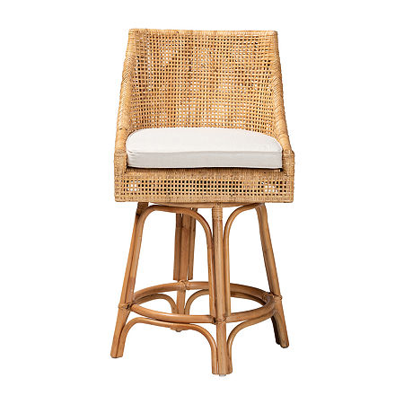 Click here for Bella Counter Height Bar Stool  One Size  White prices