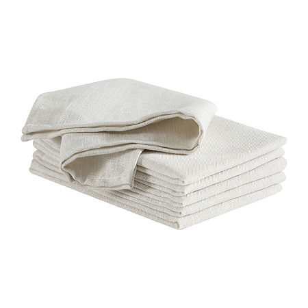 Laura Ashley Harper 18x 6 Napkin  Set of 6 - Ivory