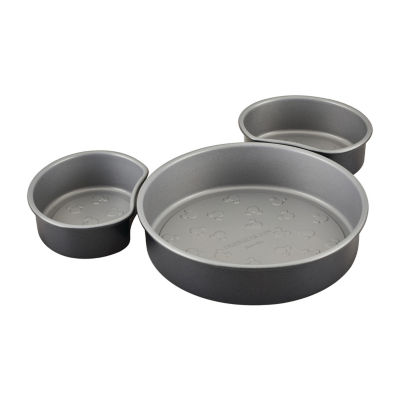 Farberware Disney Bake with Mickey Mouse 3-pc. Non-Stick Mickey Head ...