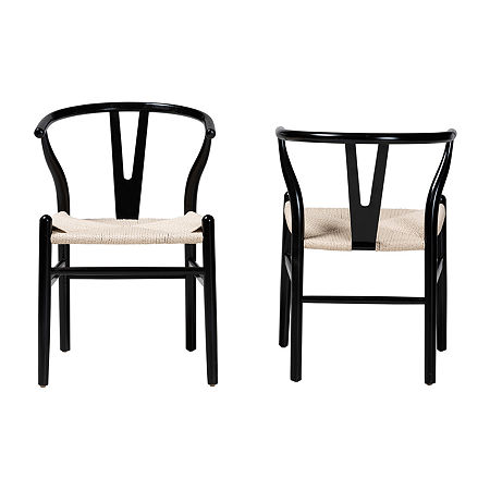 Click here for Paxton 2-pc. Dining Chair  One Size  Black prices