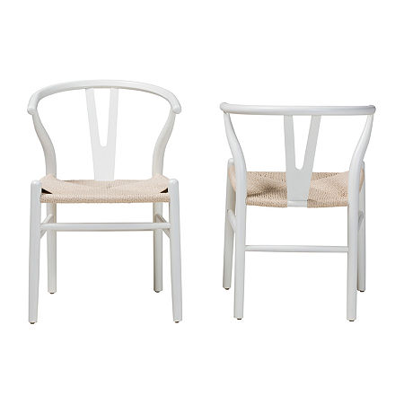 Click here for Paxton 2-pc. Dining Chair  One Size  White prices