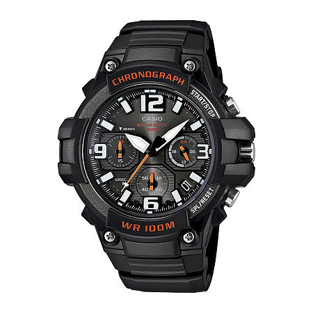 Click here for Casio Mens Chronograph Black Strap Watch Mcw100h-1... prices