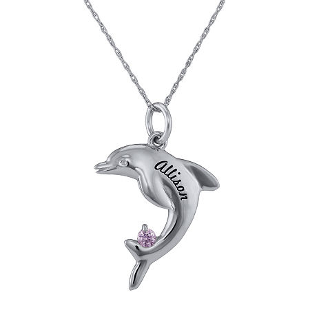 Click here for Personalized Girls Engraved Birthstone Dolphin Pen... prices