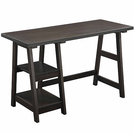 Click here for Booker Trestle Desk  One Size  Brown prices