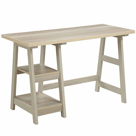 Click here for Booker Trestle Desk  One Size  White prices