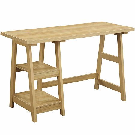 Click here for Booker Trestle Desk  One Size  Brown prices