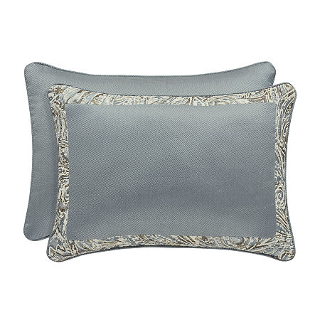J Queen New York Giovani Boudoir Decorative Pillow  20 x 12 - Spa