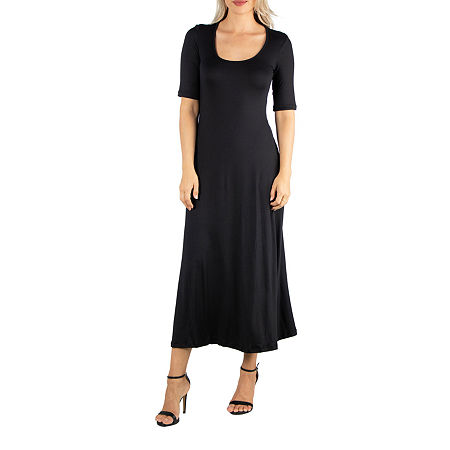 Click here for 24/7 Comfort Apparel Casual Maxi Dress With Short... prices