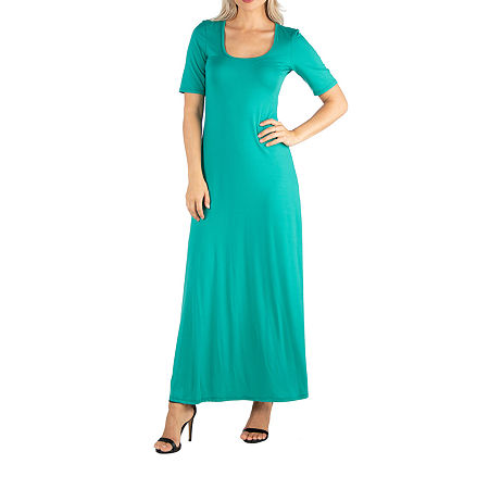 Click here for 24/7 Comfort Apparel Casual Maxi Dress With Short... prices