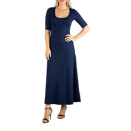 Click here for 24/7 Comfort Apparel Casual Maxi Dress With Short... prices