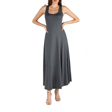 Click here for 24/7 Comfort Apparel Slim Fit A Line Sleeveless Ma... prices