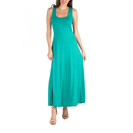 Click here for 24/7 Comfort Apparel Slim Fit A Line Sleeveless Ma... prices