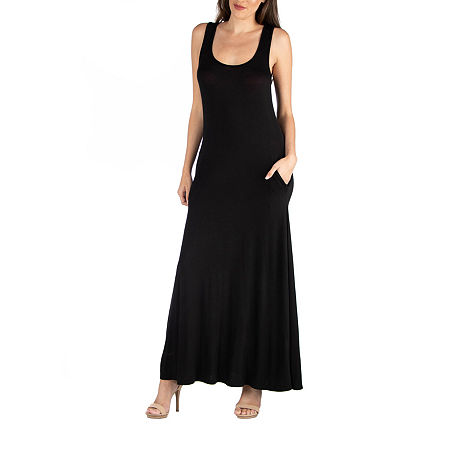 Click here for 24/7 Comfort Apparel Scoop Neck Sleeveless Maxi Po... prices